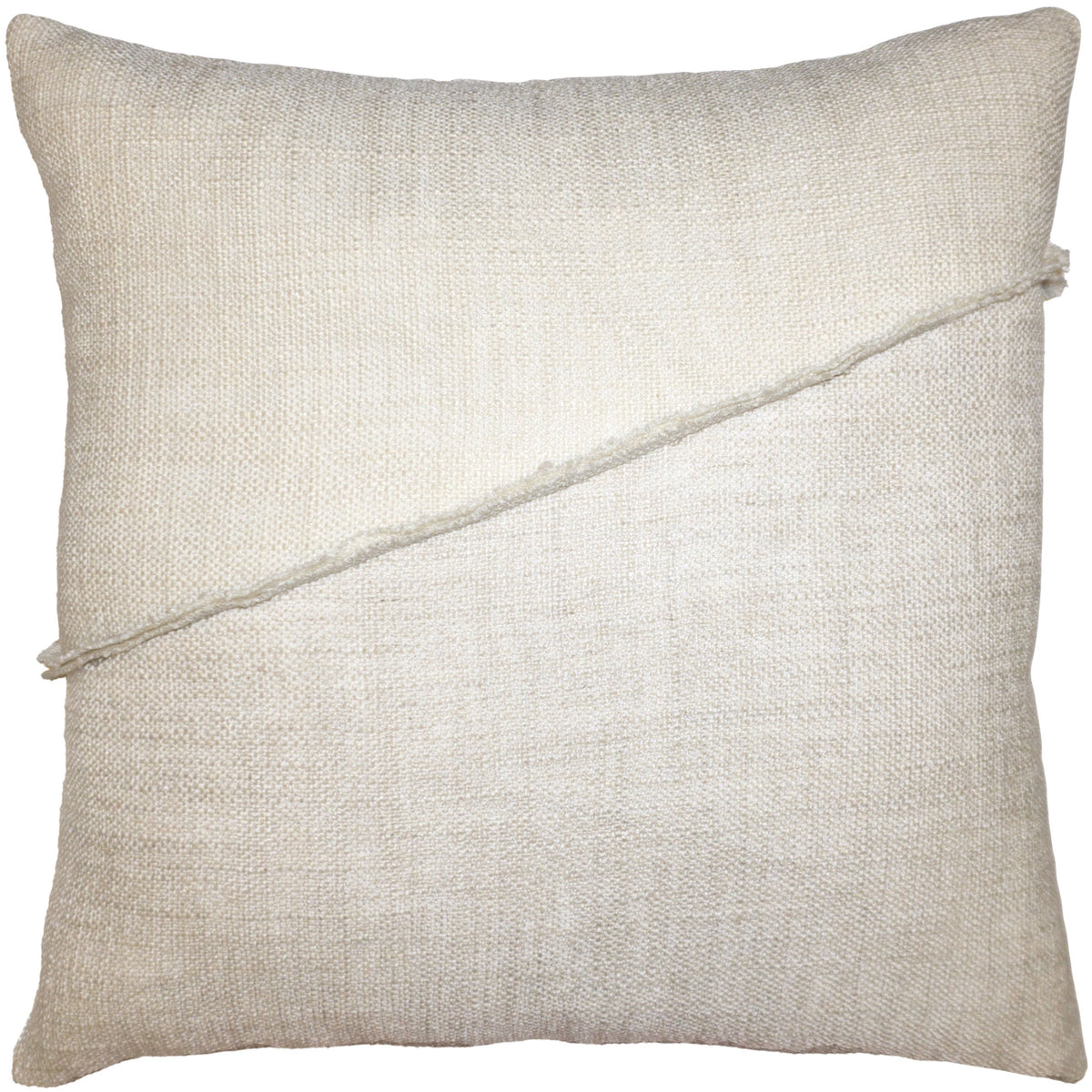 Hopsack Tilted Natural Pillow– ACD Home
